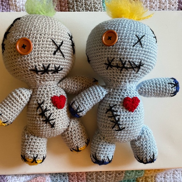 Hand Crafted | Toys | Handmade Voodoo Doll Plushie | Poshmark